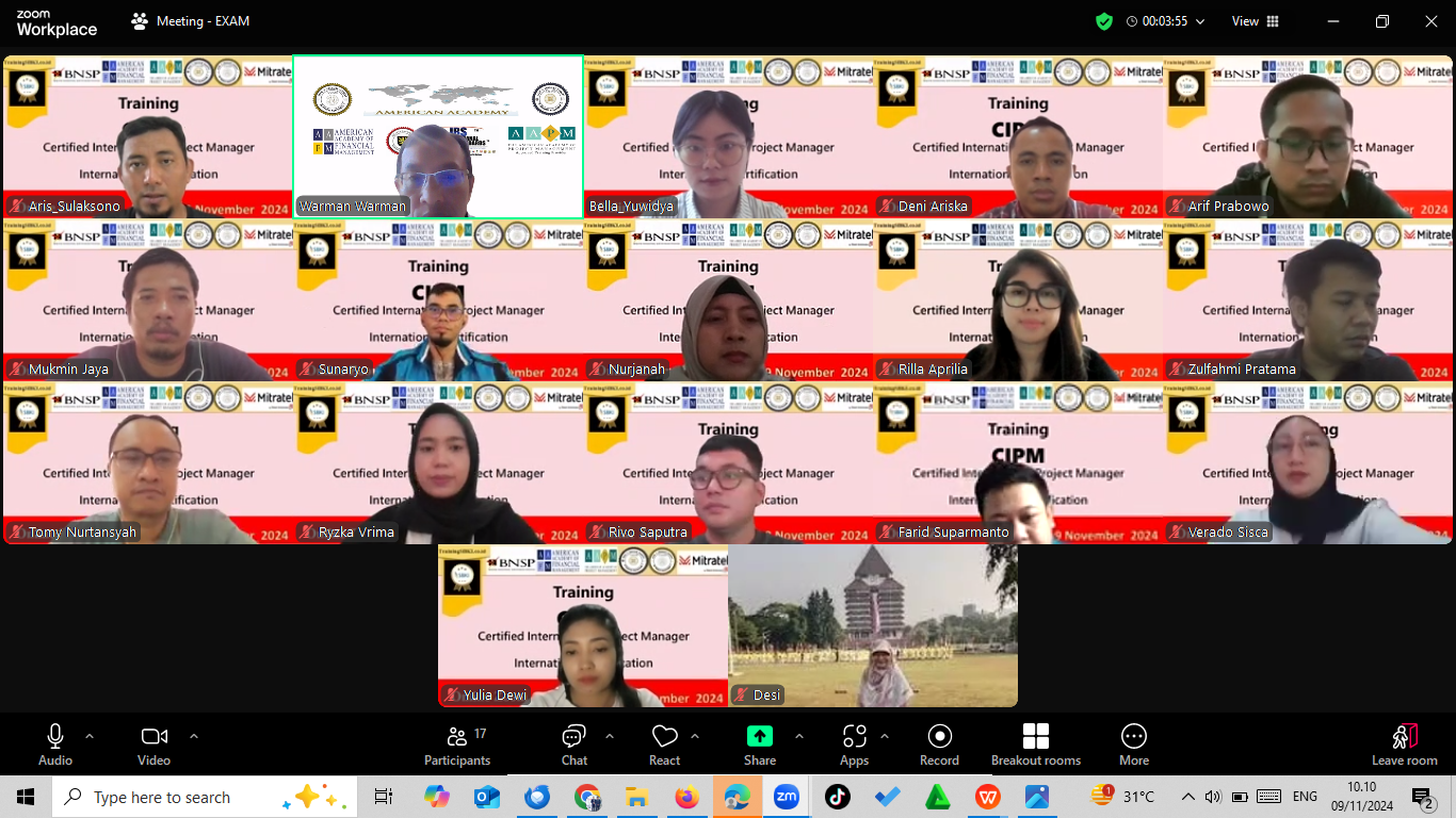 November '24 CIPM / Certified International Project Manager - Mitratel ...