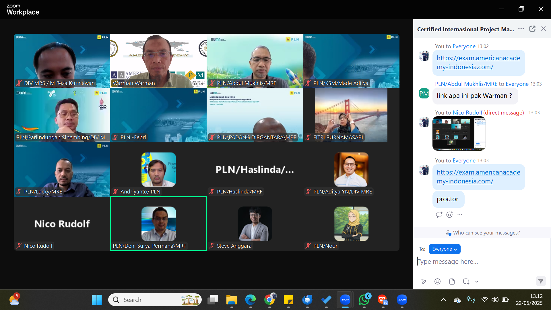 Certified Project Risk Manager (CPRM) for PLN Batch 1 26-28 Mei